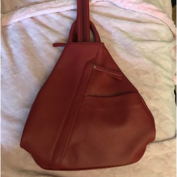 Vera Pelle | Bags | 0 Italian Leather Vera Pelle Convertible Backpack ...